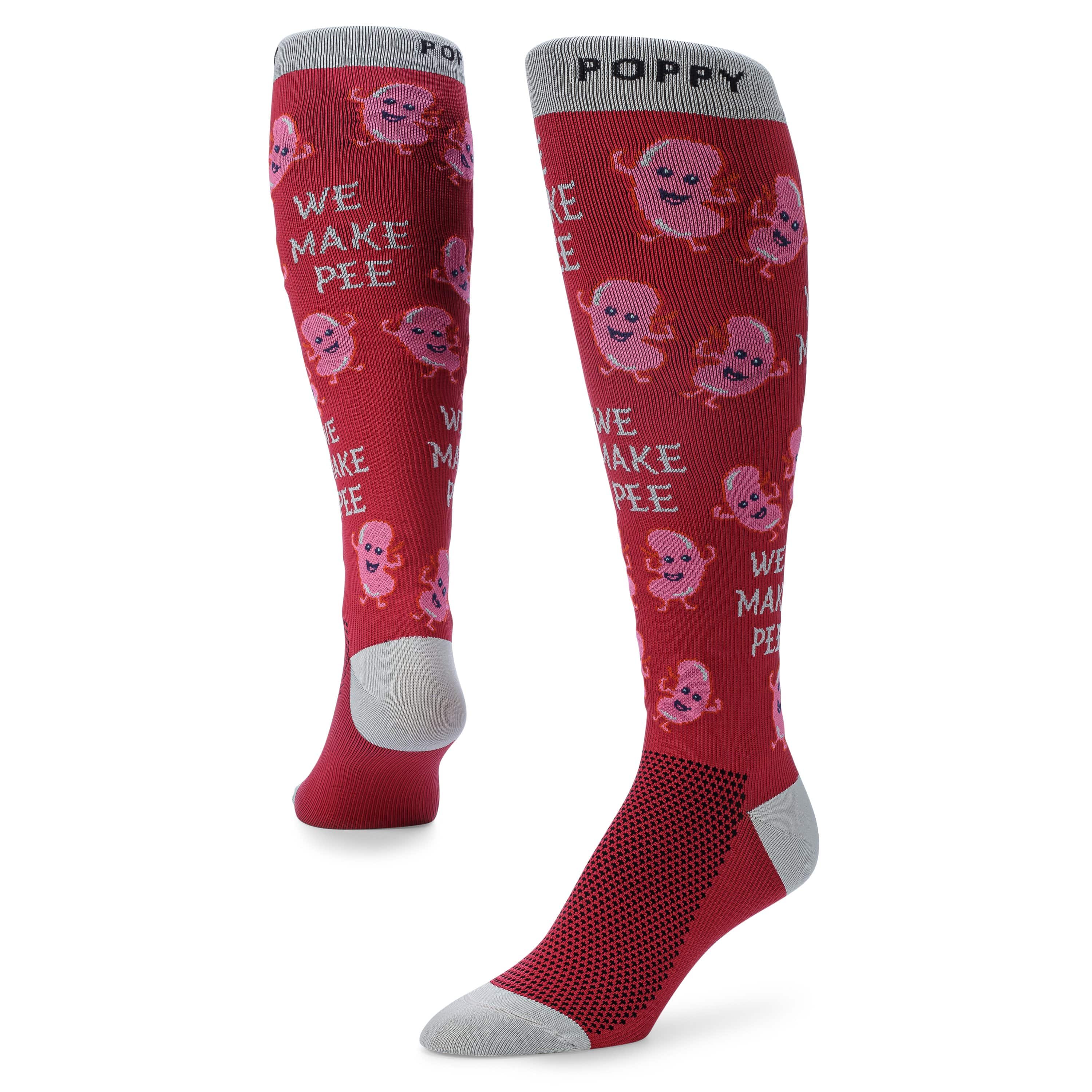 Poppy Scrubs We Make Pee Compressions Socks