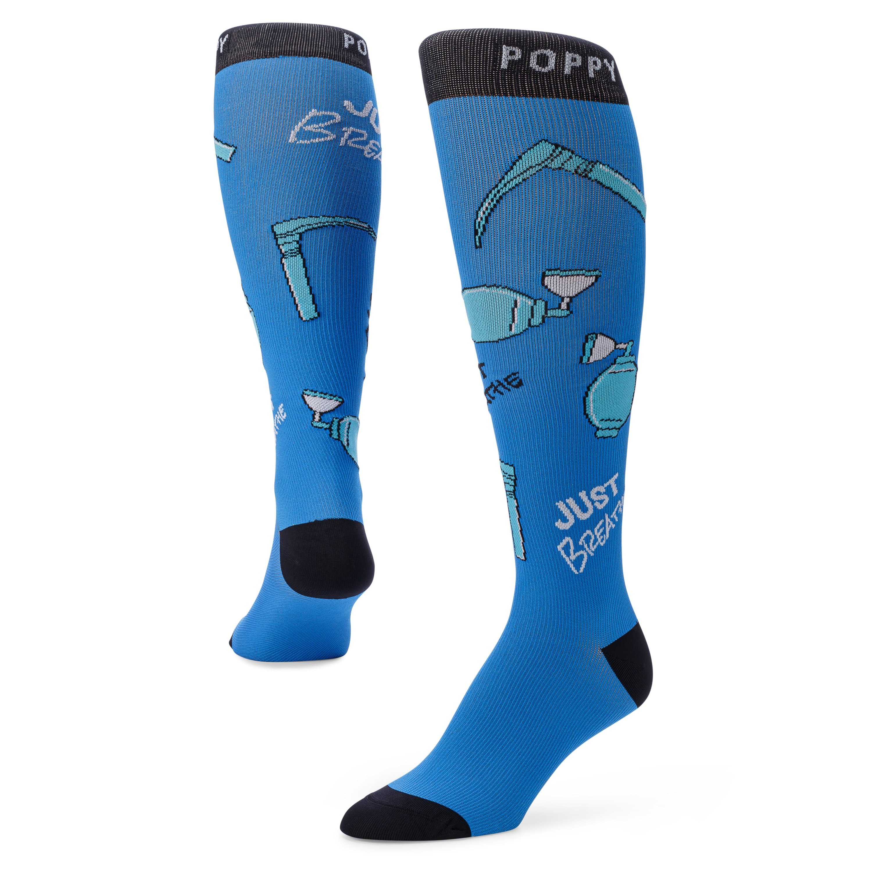 "Just Breathe" Compression Socks